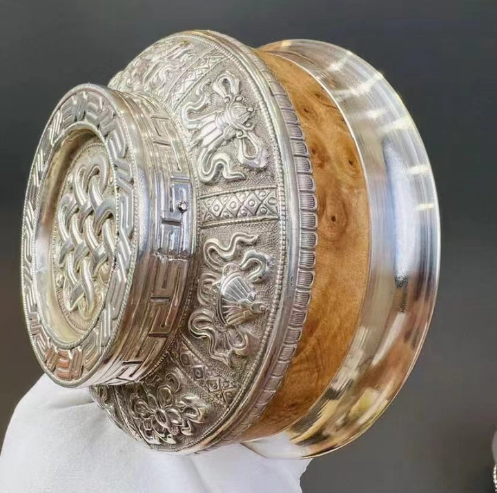 Handcrafted Mongolian Silver Bowls – Unique Cultural Pieces ...